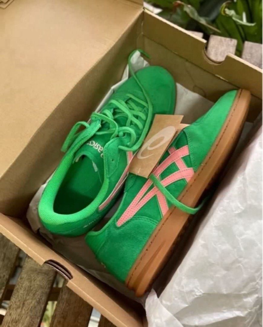 Asics Skyhand OG Cilantro Grapefruit, Men's Fashion, Footwear, Sneakers ...