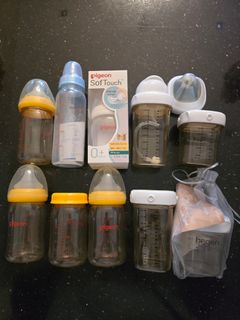 Pigeon and Spectra bottles, Pigeon teats, Babies & Kids, Nursing ...