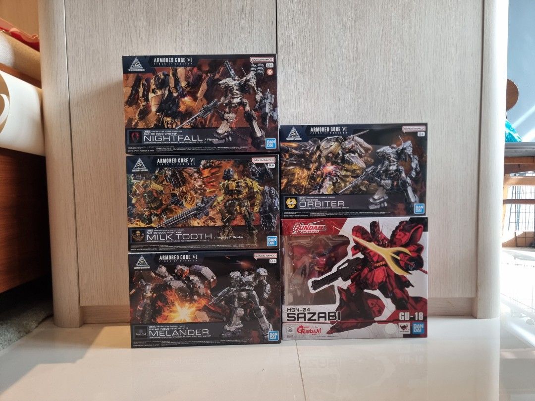 Bandai Model Kit 30MM Armored Core VI, Tamashii Nations Gundam ...