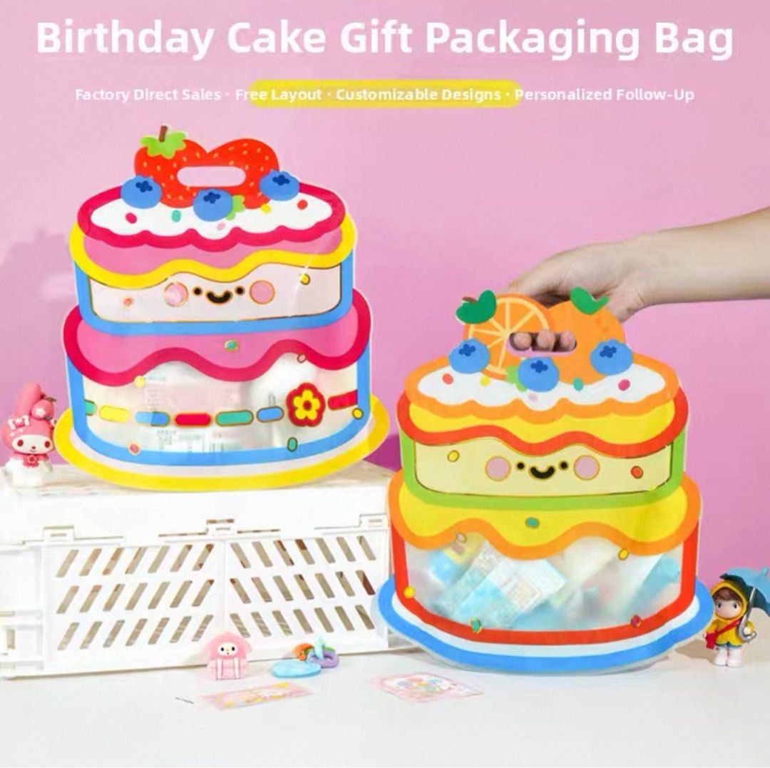 Birthday Cake Gift Packaging Bag/20 pcs , Hobbies & Toys, Occasions ...