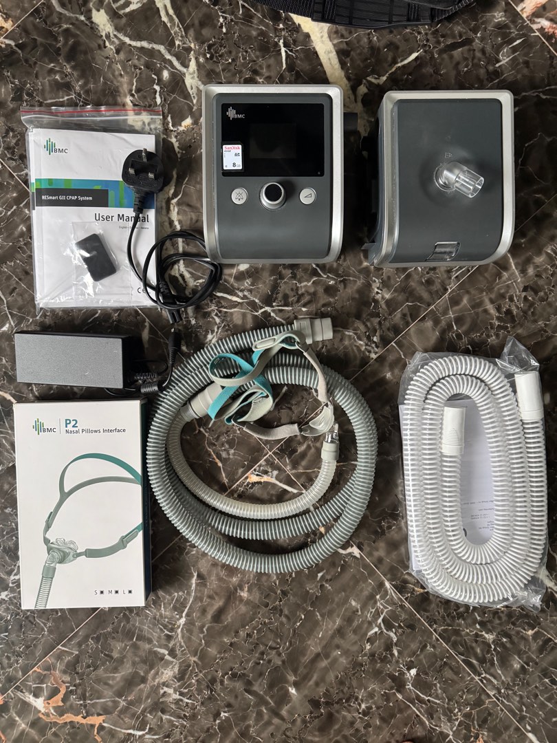 BMC E-20C Resmart CPAP Machine With P2 CPAP mask For Sleep Apnea Stop ...