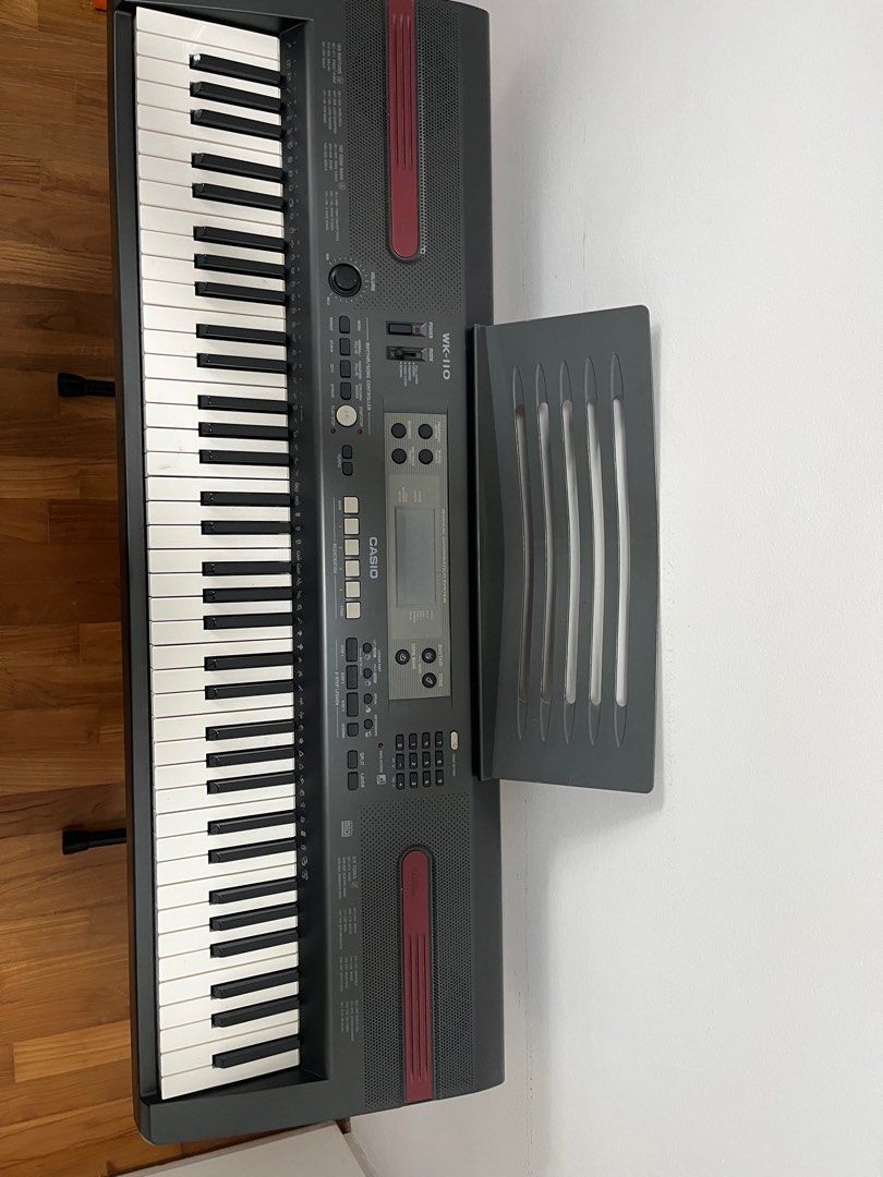 Casio WK-110 Keyboard with Stand, Hobbies & Toys, Musical Instruments ...