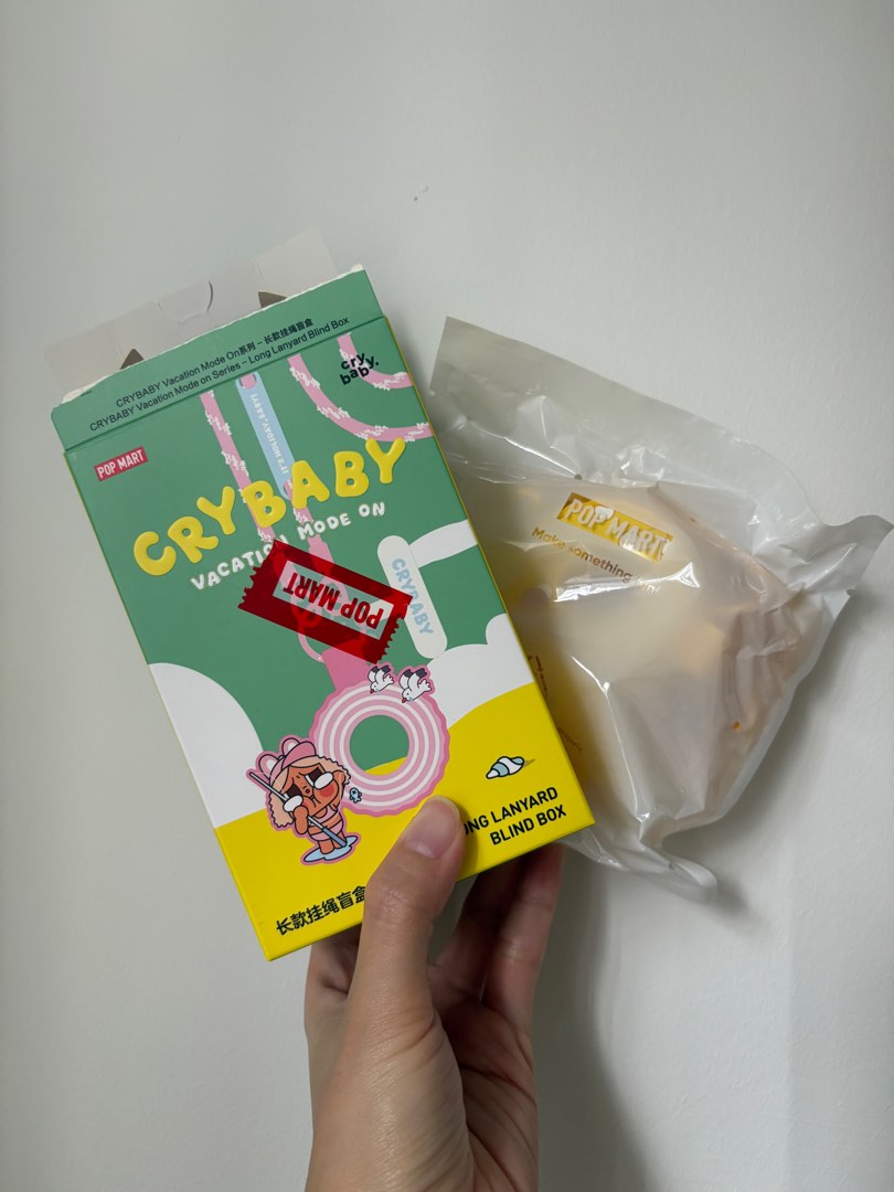 CRYBABY Vacation Mode On Lanyard (Lets surf yellow), Hobbies & Toys ...