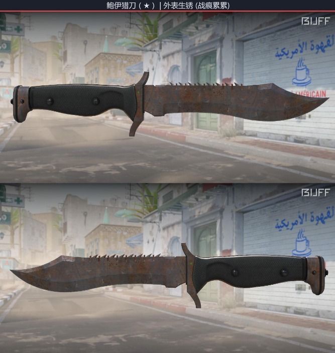 CS2 BOWIE KNIFE | RUST COAT BS [BUFF PRICE], Video Gaming, Gaming ...