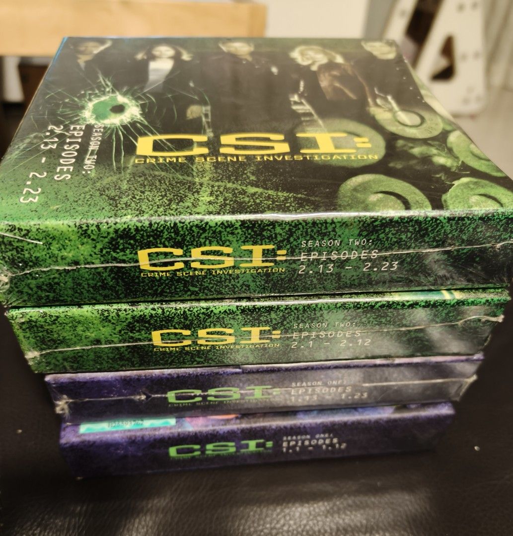 CSI: Season 1 & 2 (Boxed VCD Sets), Hobbies & Toys, Music & Media, CDs ...
