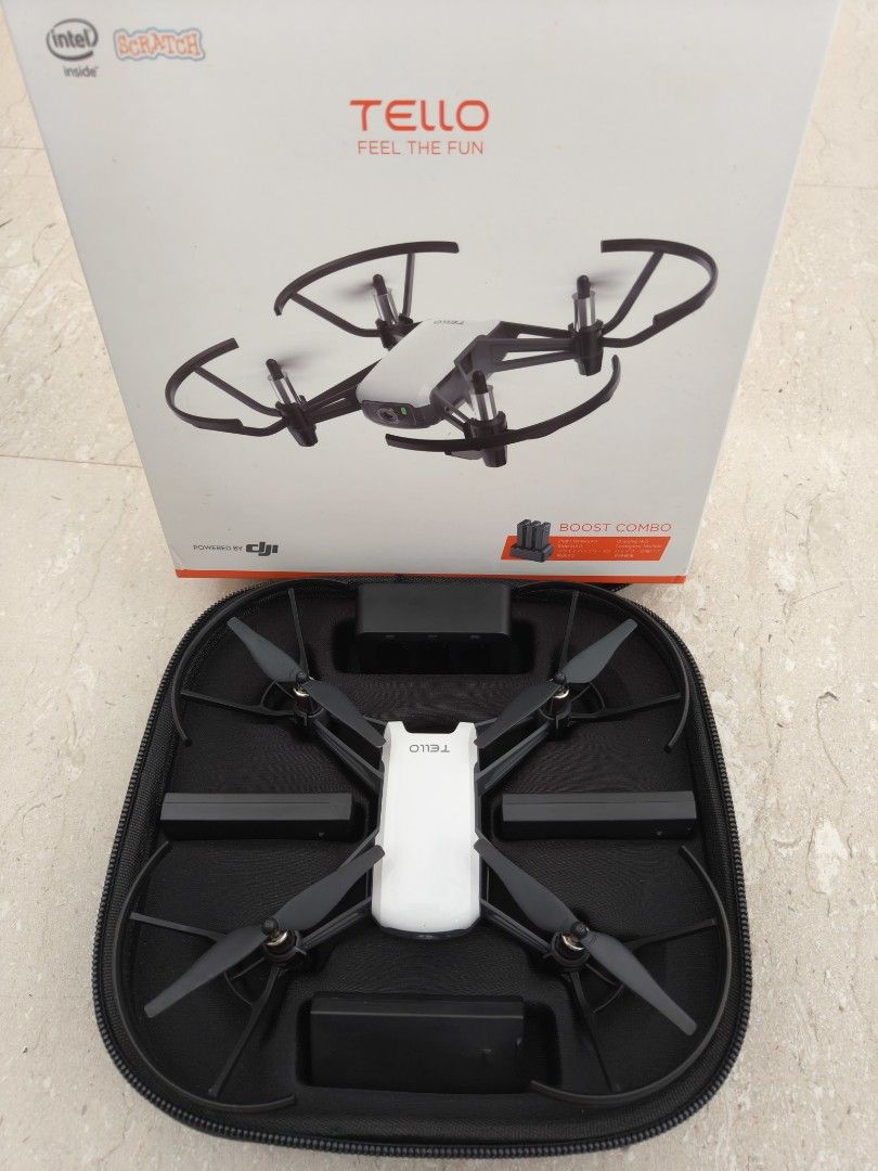 DJI Tello Boost combo Drone, Photography, Drones on Carousell