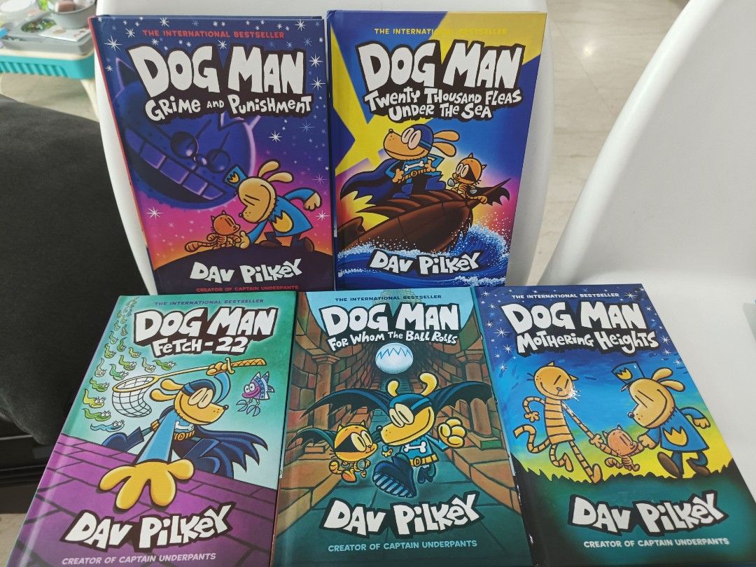 Dog Man and Cat Kid Comic Club Book Set, Hobbies & Toys, Books ...