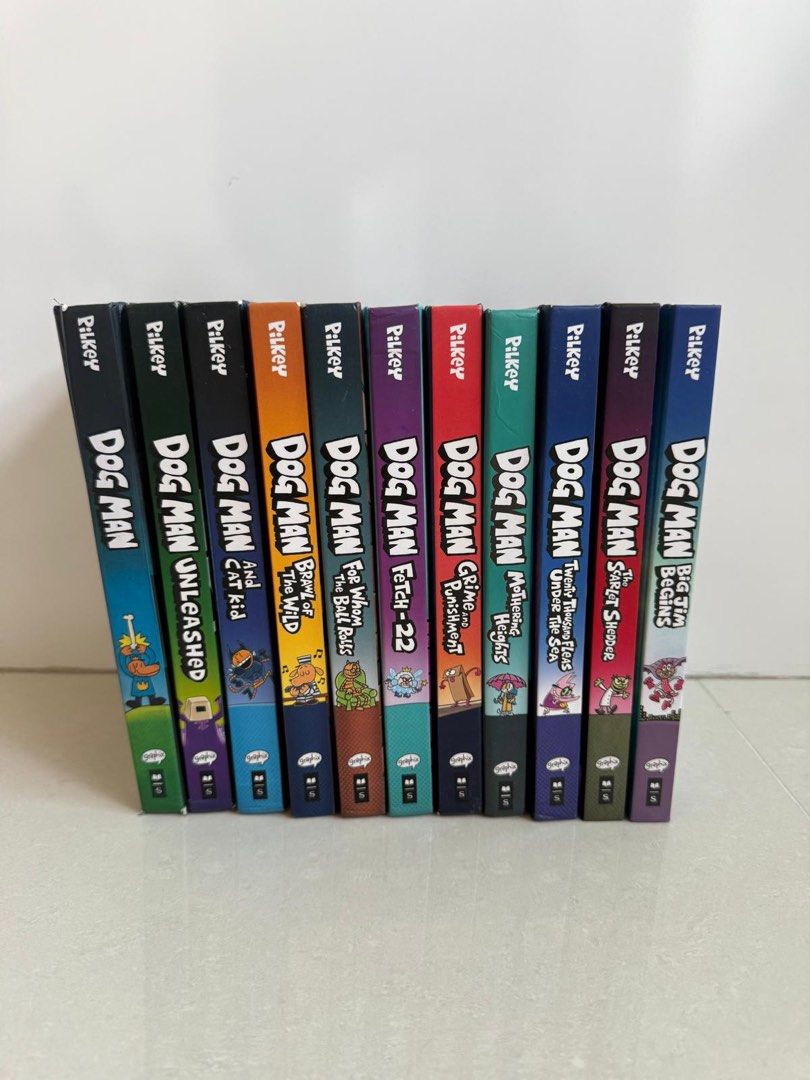 Dog Man Book Series by Dav Pilkey - Complete Set, Hobbies & Toys, Books ...