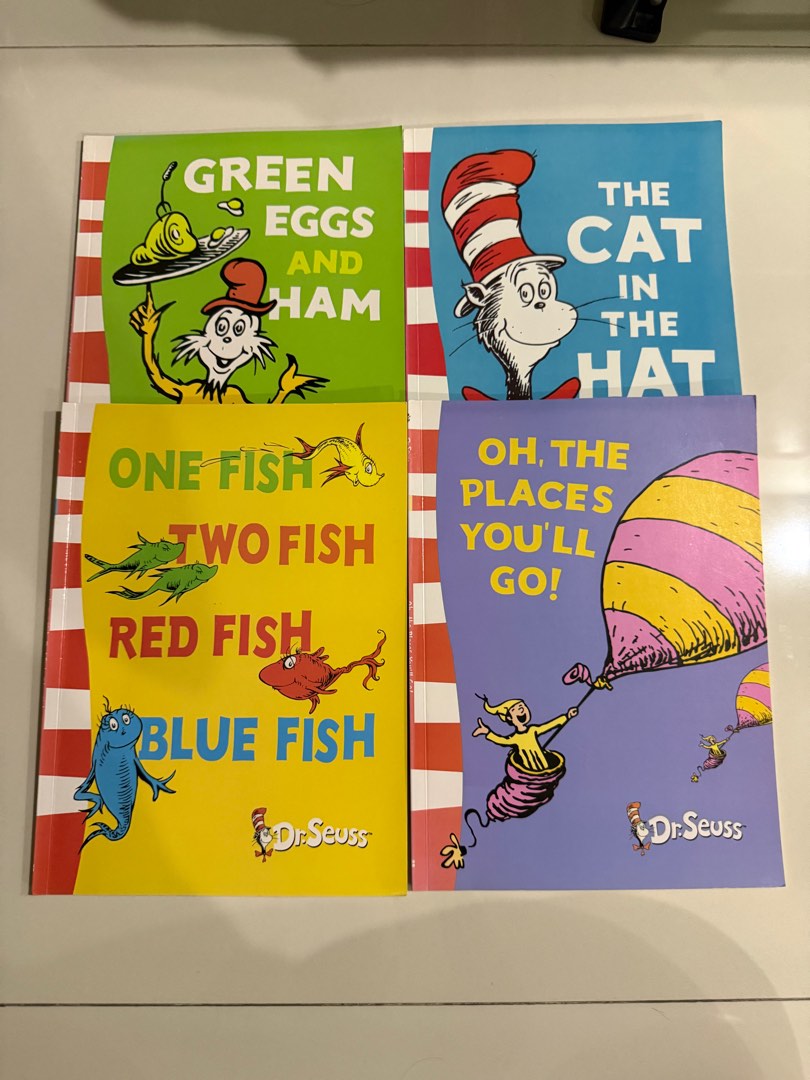 Dr. Seuss Book Set - Green Eggs and Ham, Cat in the Hat, etc., Hobbies ...