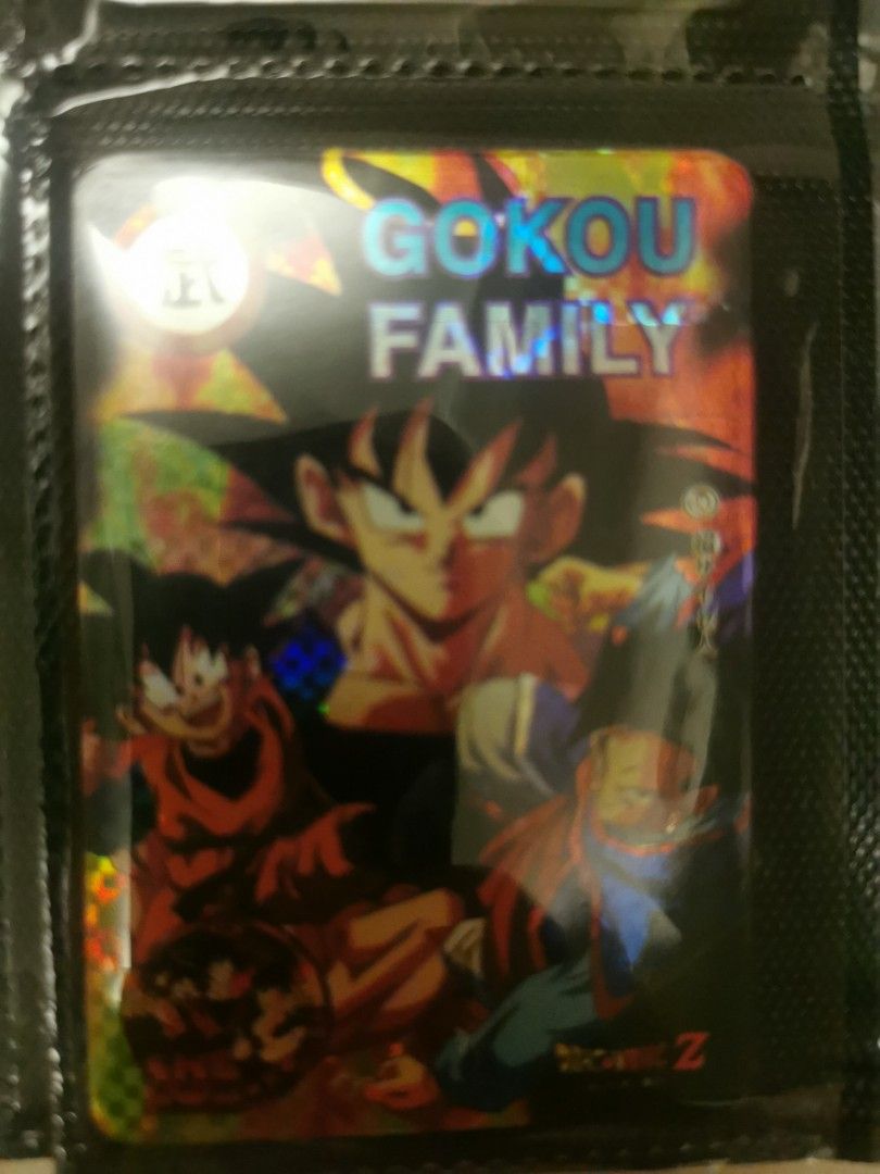 Dragon Ball Z Gokou Family Trading Card, Hobbies & Toys, Collectibles ...