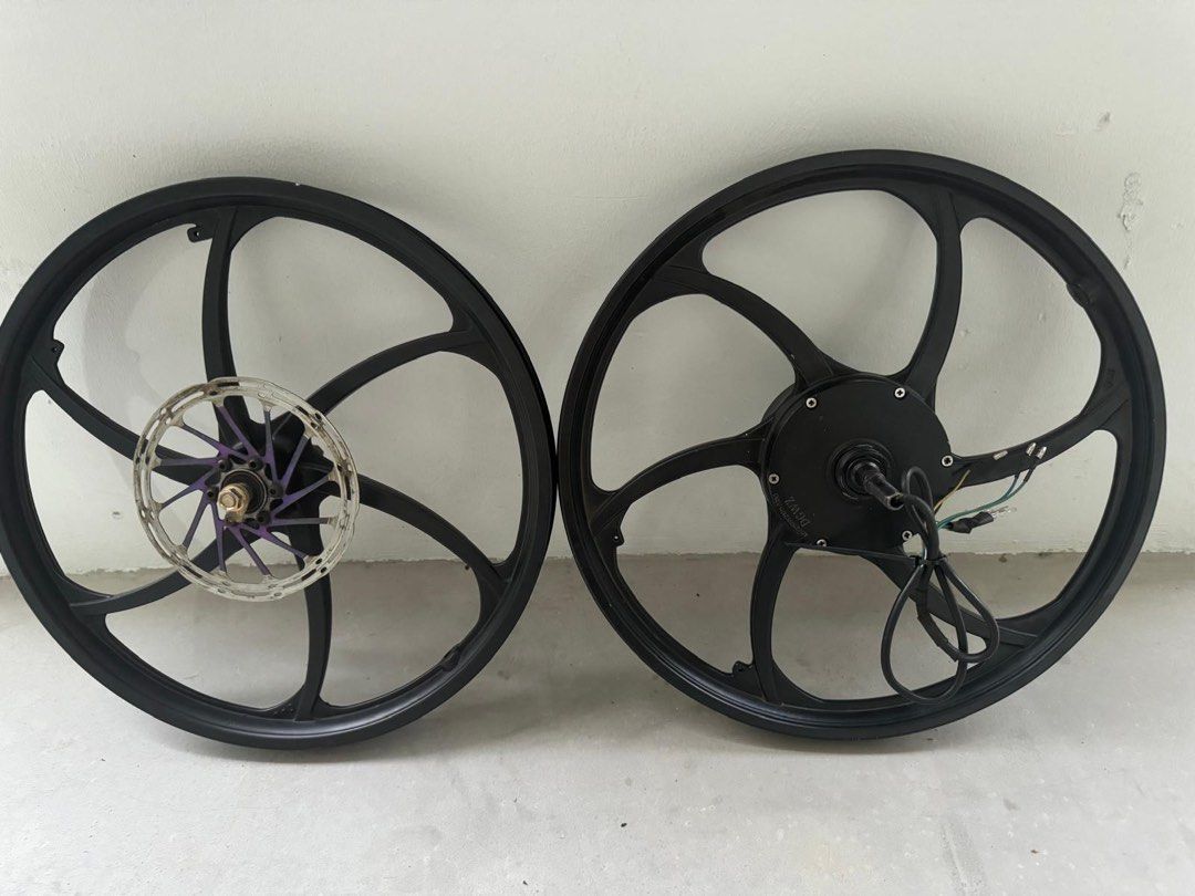 Electric Bike Wheelset, Motorcycles, Motorcycle Accessories on Carousell