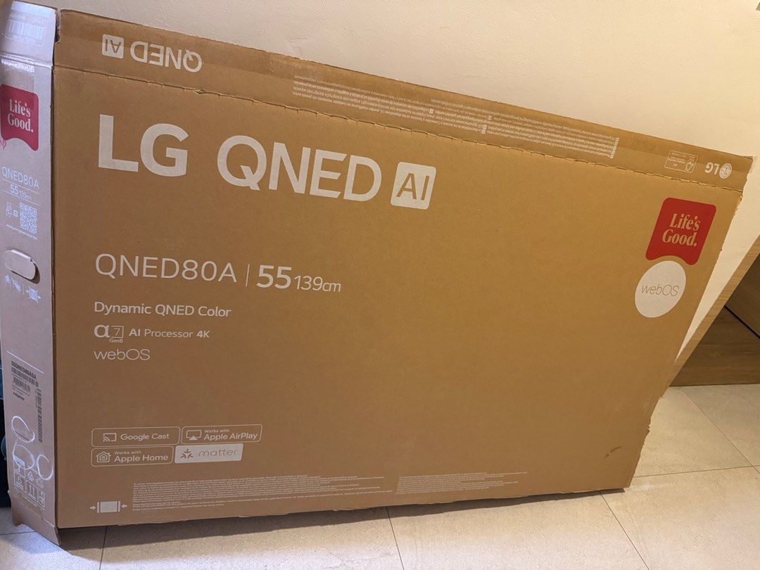 Empty LG TV cardboard box, Everything Else on Carousell