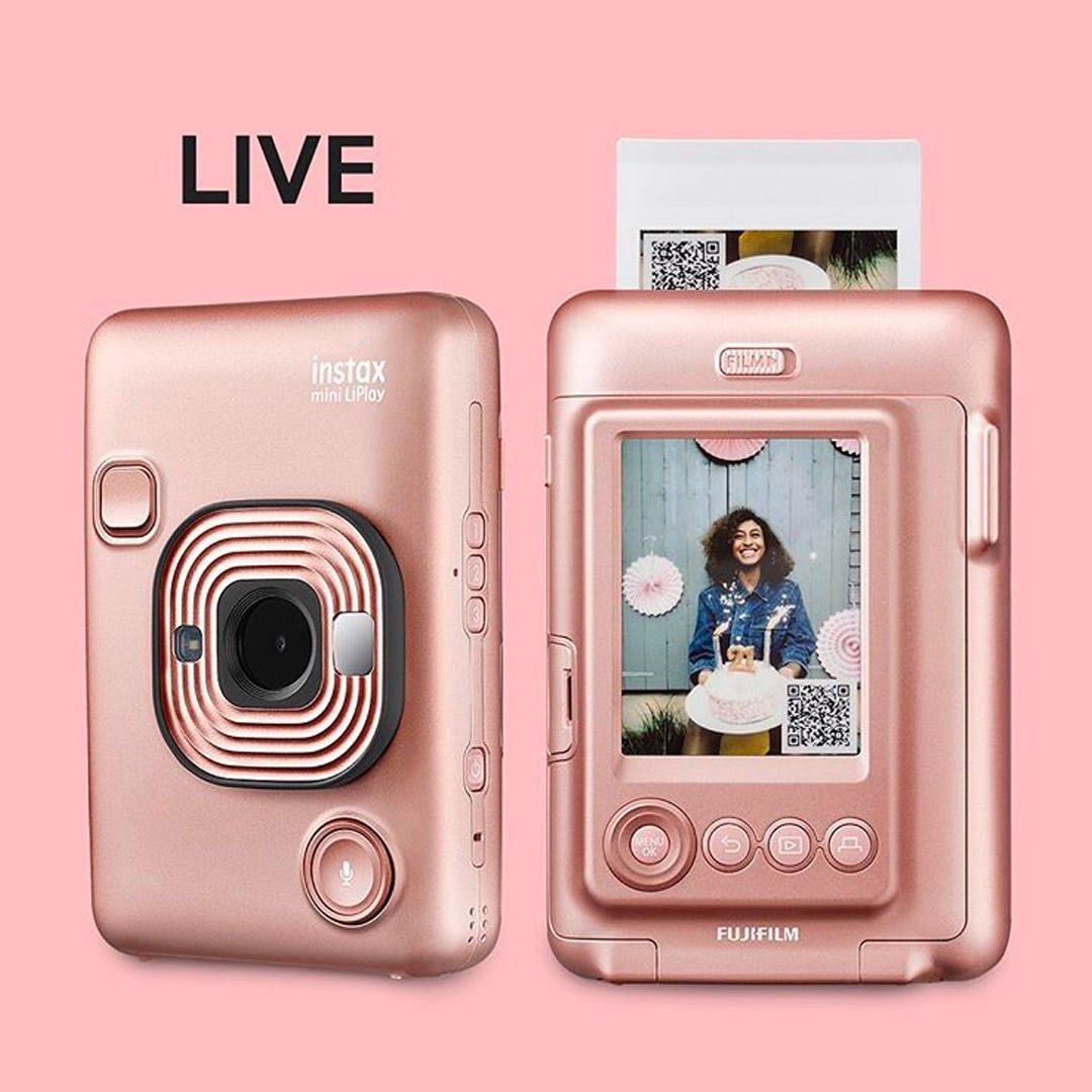 Fujifilm Instax Mini LiPlay - Rose Gold, Photography, Cameras on Carousell