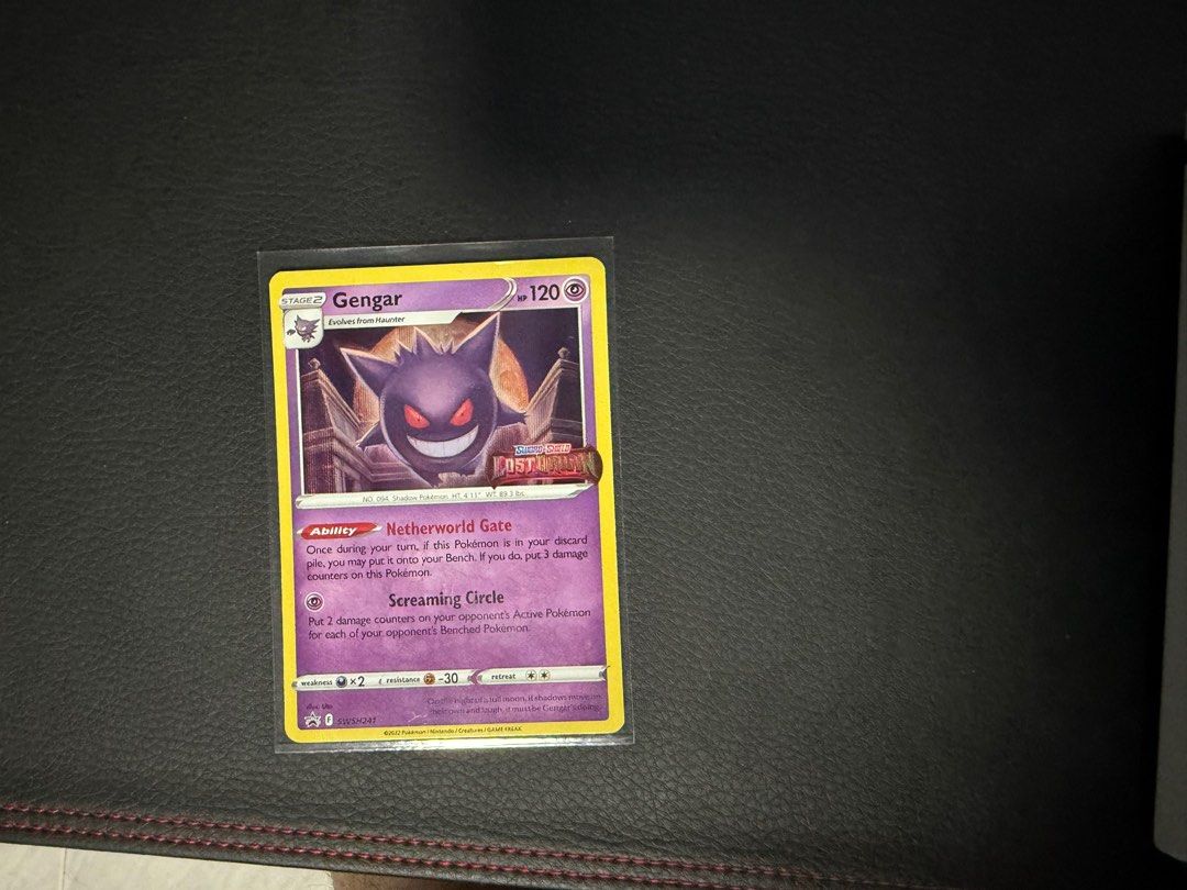 Gengar lost origin stamp, Hobbies & Toys, Memorabilia & Collectibles ...