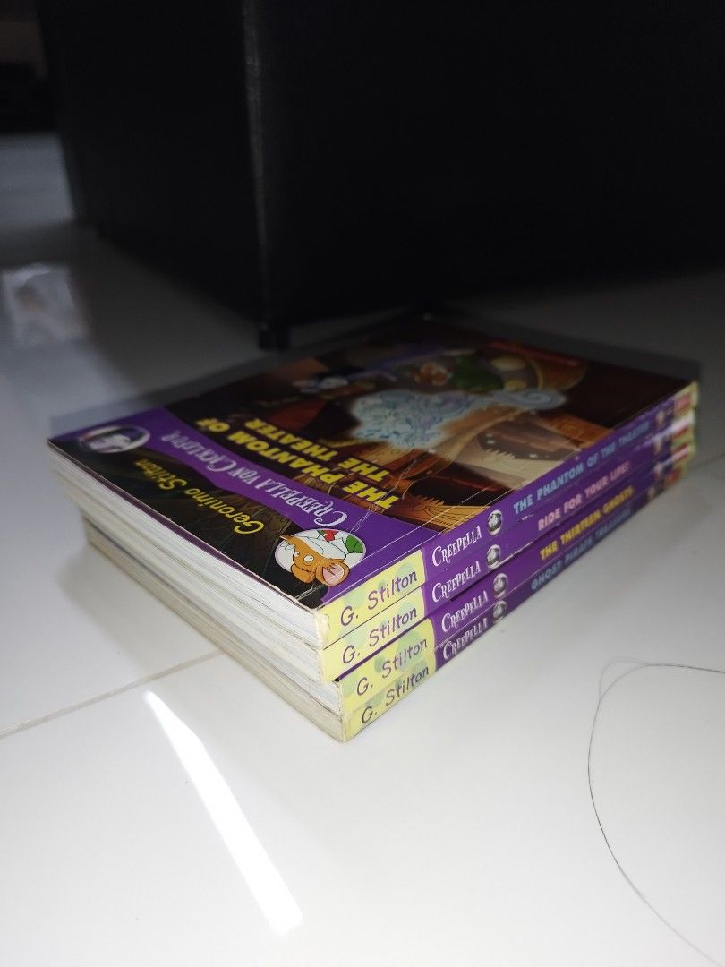 Geronimo Stilton Books - Set of 4, Hobbies & Toys, Books & Magazines ...