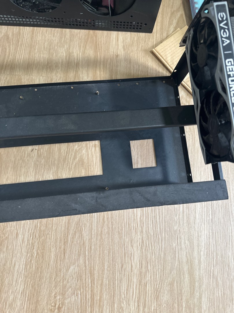 GPU Mining Rig Frame - Black, Computers & Tech, Parts & Accessories ...