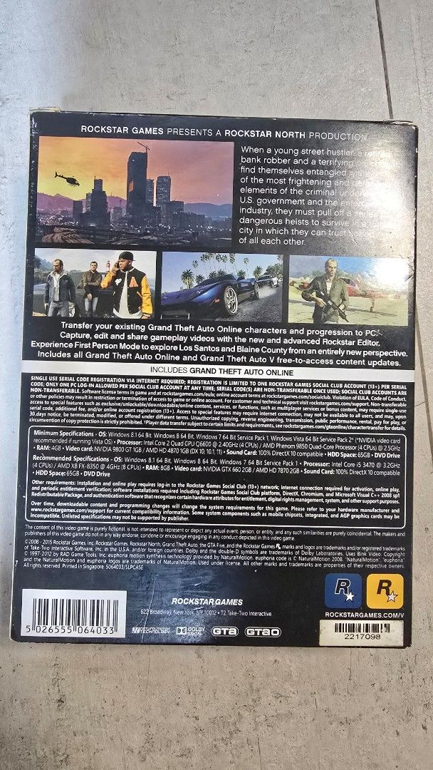 Grand Theft Auto V (GTA V) PC Game, Video Gaming, Video Games, Others ...