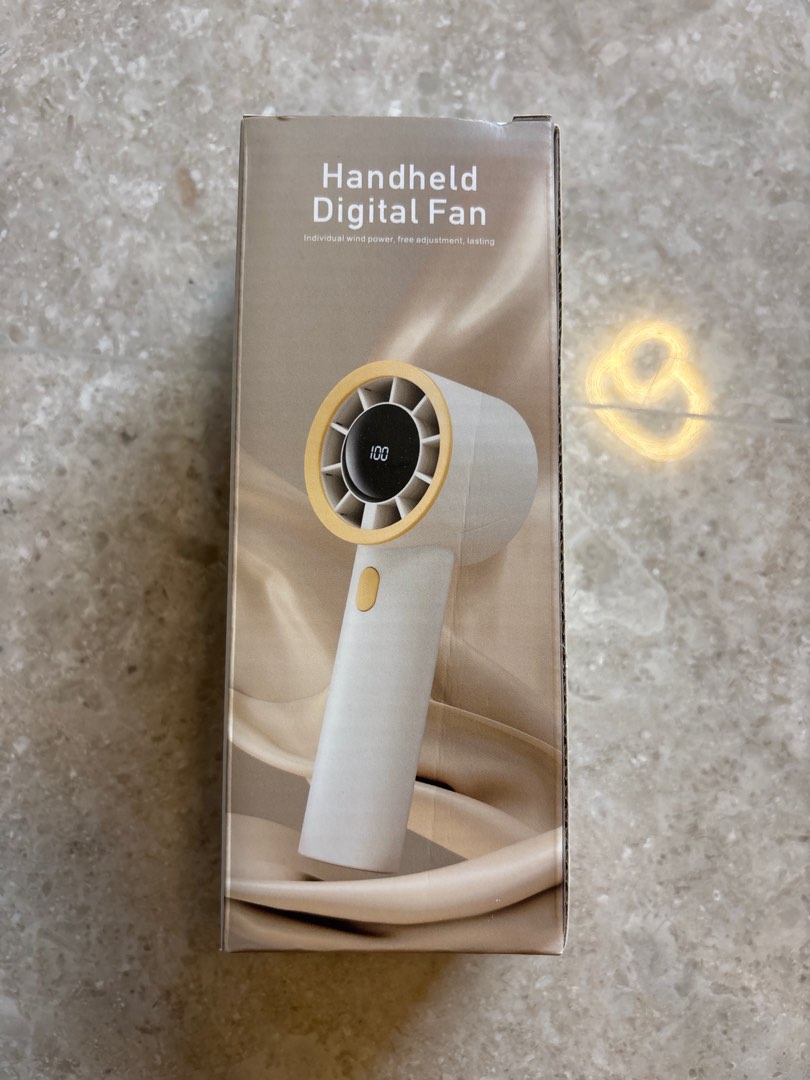Handheld Digital Fan, Furniture & Home Living, Lighting & Fans, Fans on ...
