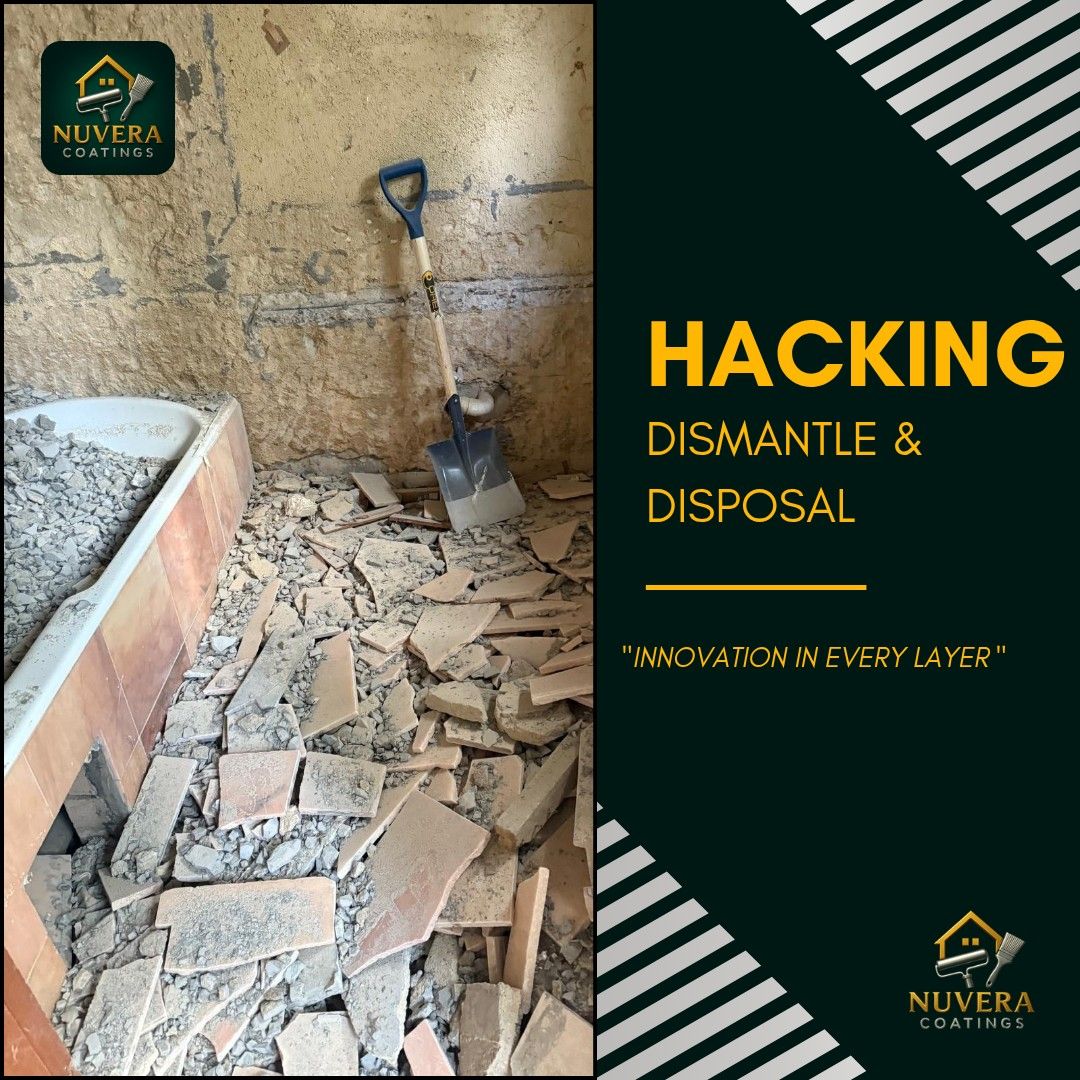 HDB, office hacking, partition Dismantle | Demolition & Hacking ...