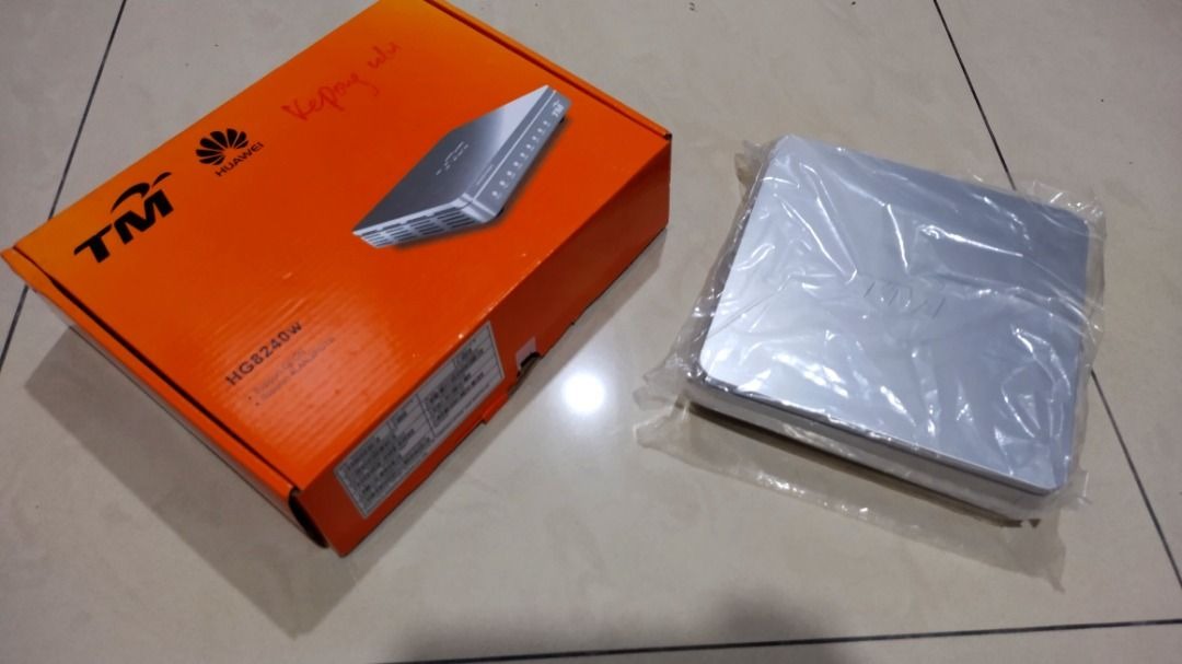 Huawei Fiber Optic Internet Modem HG8240W for UNIFI, Computers & Tech ...