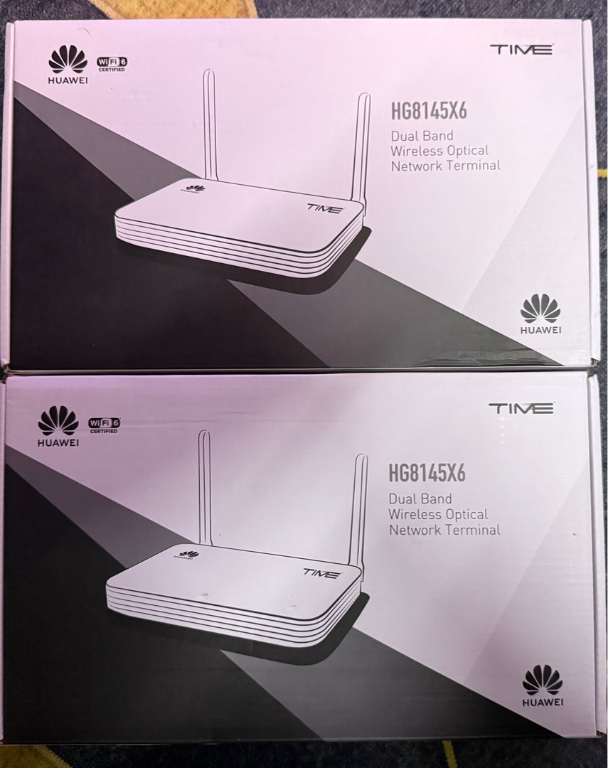 Huawei HG8145X6 Dual-Band Wi-Fi 6 Router (TIME Fibre), Computers & Tech ...