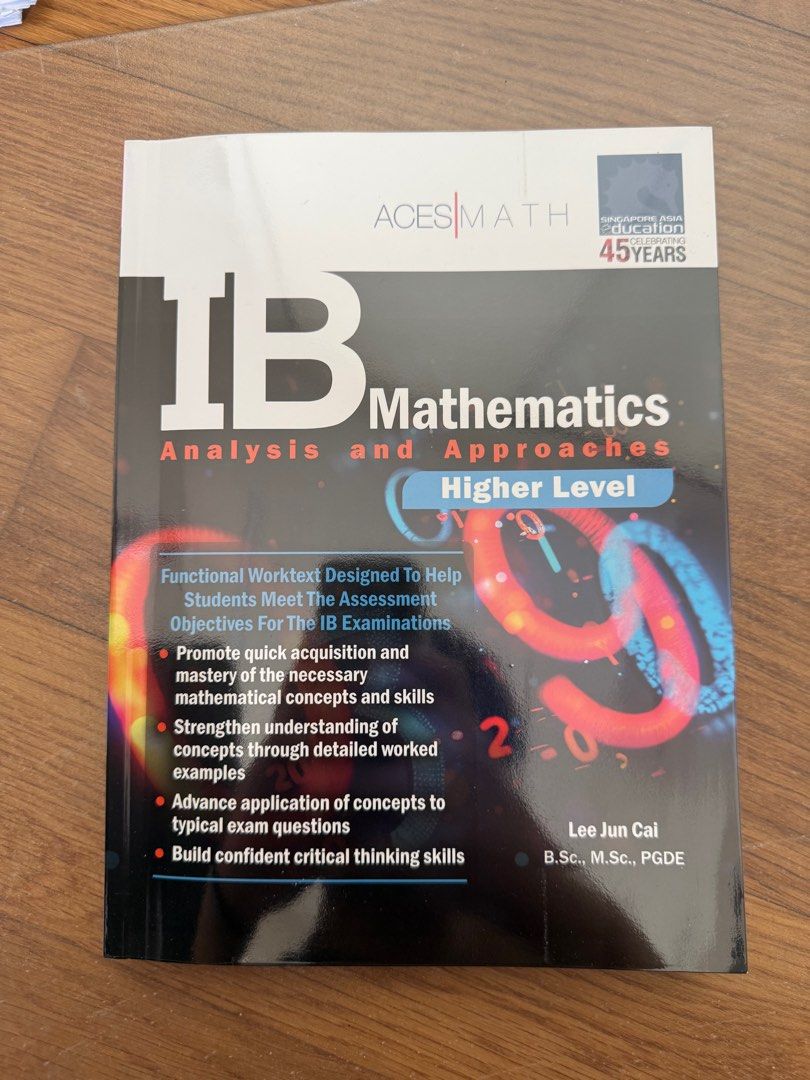 IB Math AA HL Textbook, Hobbies & Toys, Books & Magazines, Textbooks on ...