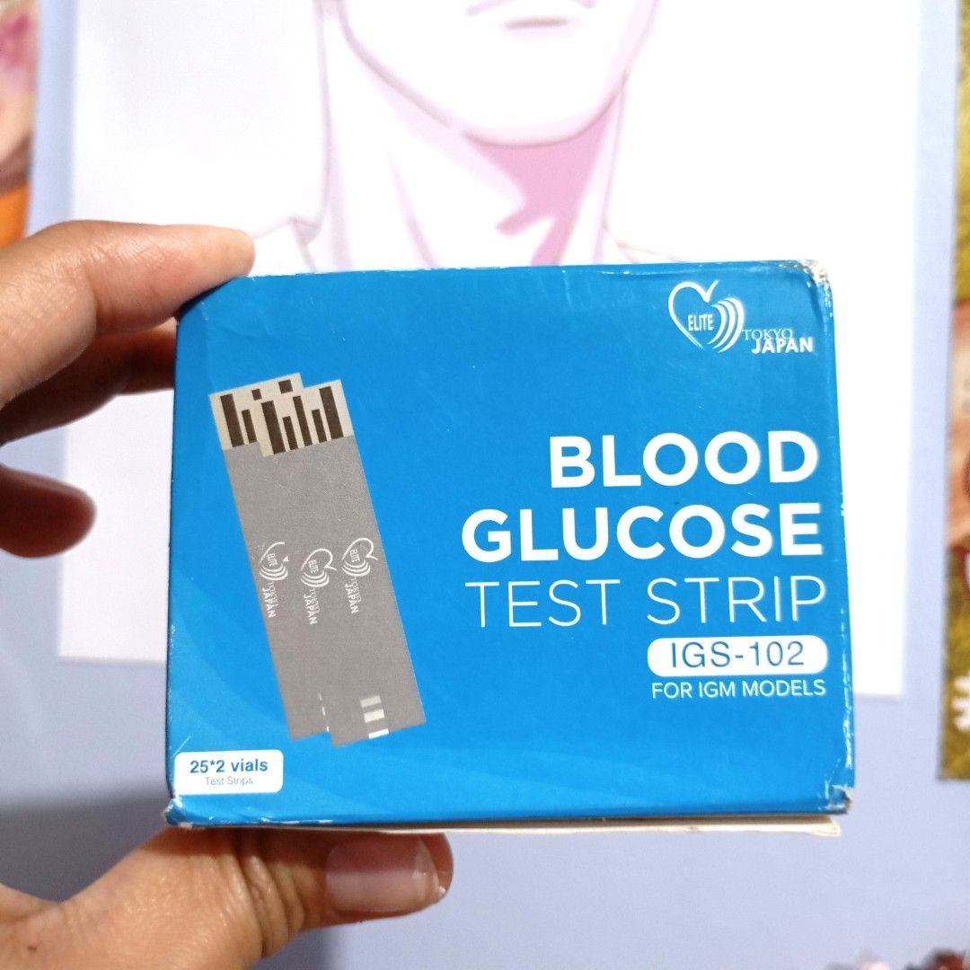 Indoplas Elite Tokyo Japan Blood Glucose Meter Glucometer Test Strips ...