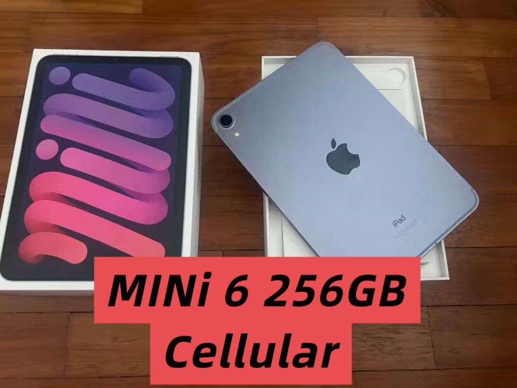 iPad Mini 6 8.3" WiFi + Cellular (2021) 256GB Purple, Mobile Phones ...