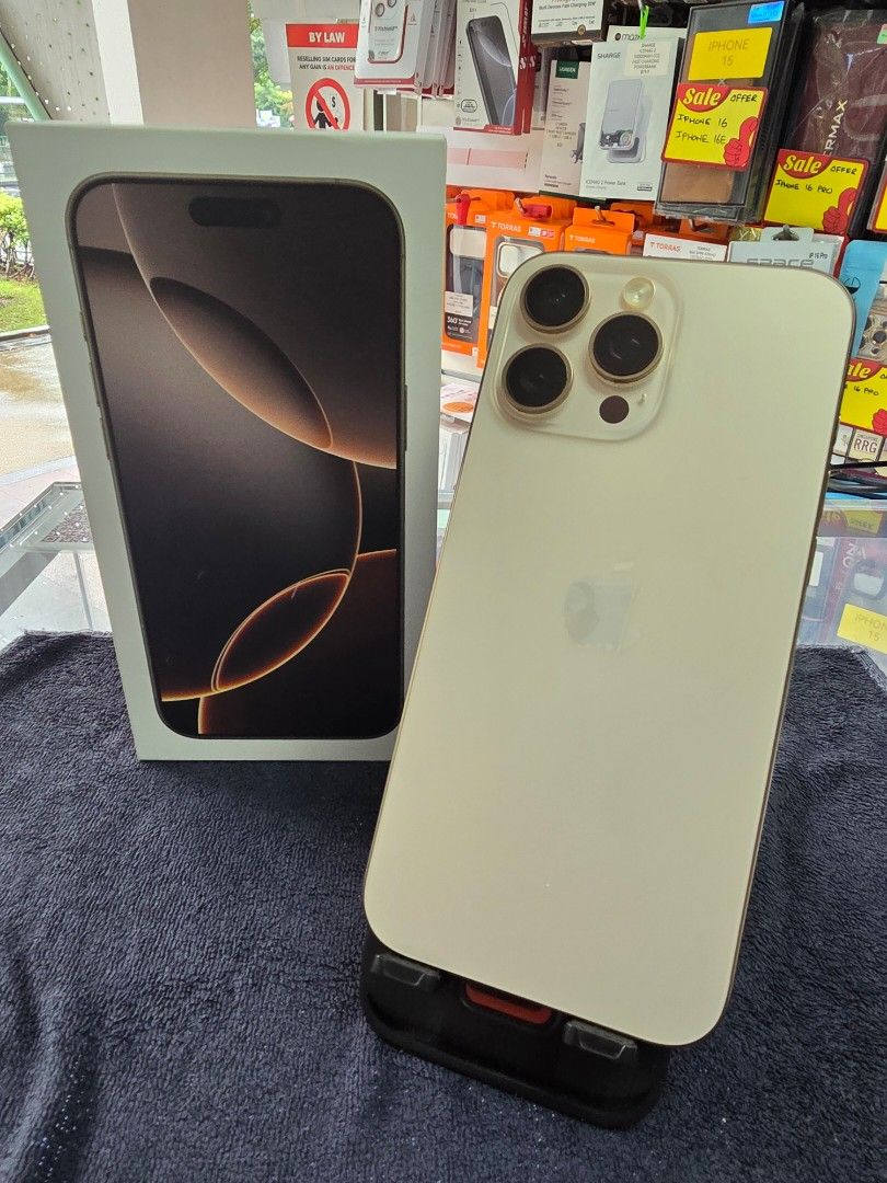 iPhone 16 Pro Max Desert Titanium 256GB, Mobile Phones & Gadgets ...