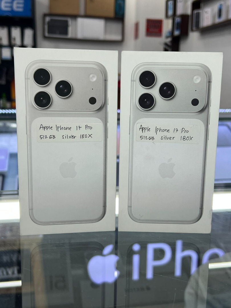IPhone 17 Pro 512GB Silver New Segel Garansi IBox 1 Tahun, Telepon ...