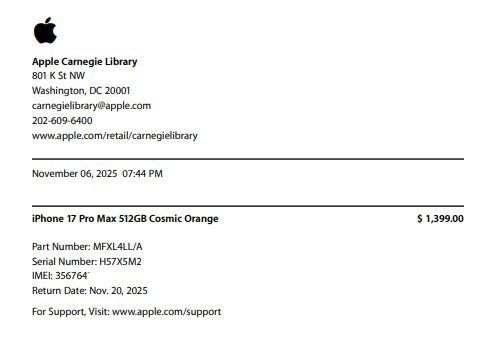 iPhone 17 Pro Max 512GB Cosmic Orange, Mobile Phones & Gadgets, Mobile ...