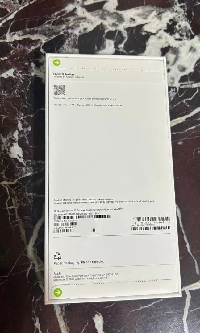 iPhone 17 Pro Max 512GB Cosmic Orange, Mobile Phones & Gadgets, Mobile ...