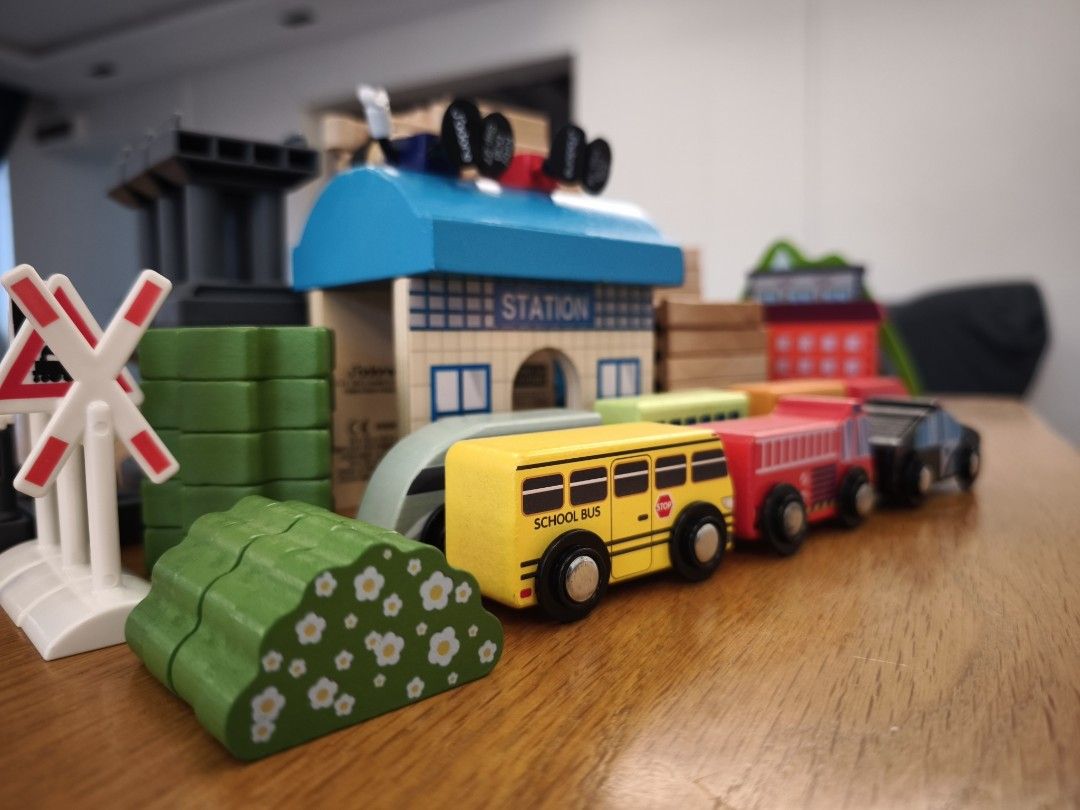 J'adore Mega Train Set - Wooden Toy, Hobbies & Toys, Toys & Games on ...