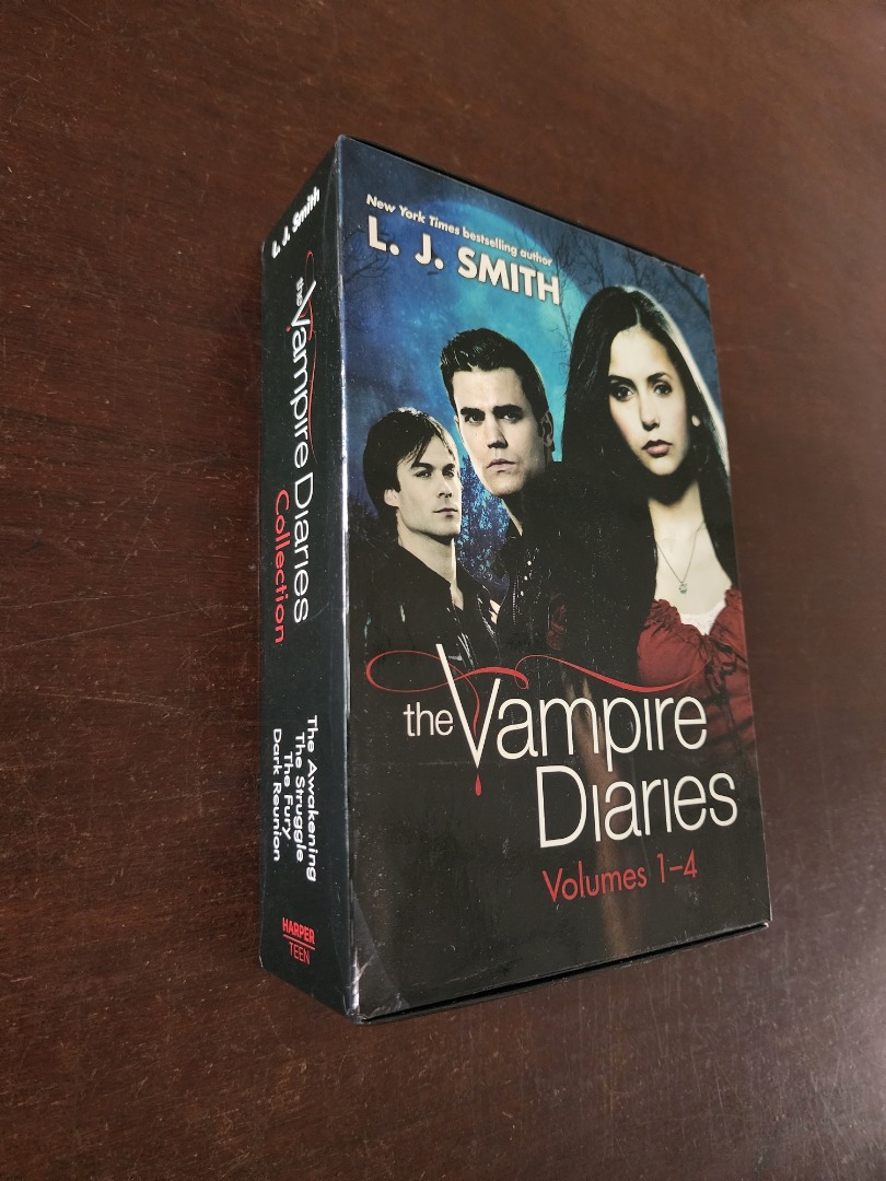 The Vampire Diaries Book Collection Volumes 1-4 by L J Smith, Hobbies ...