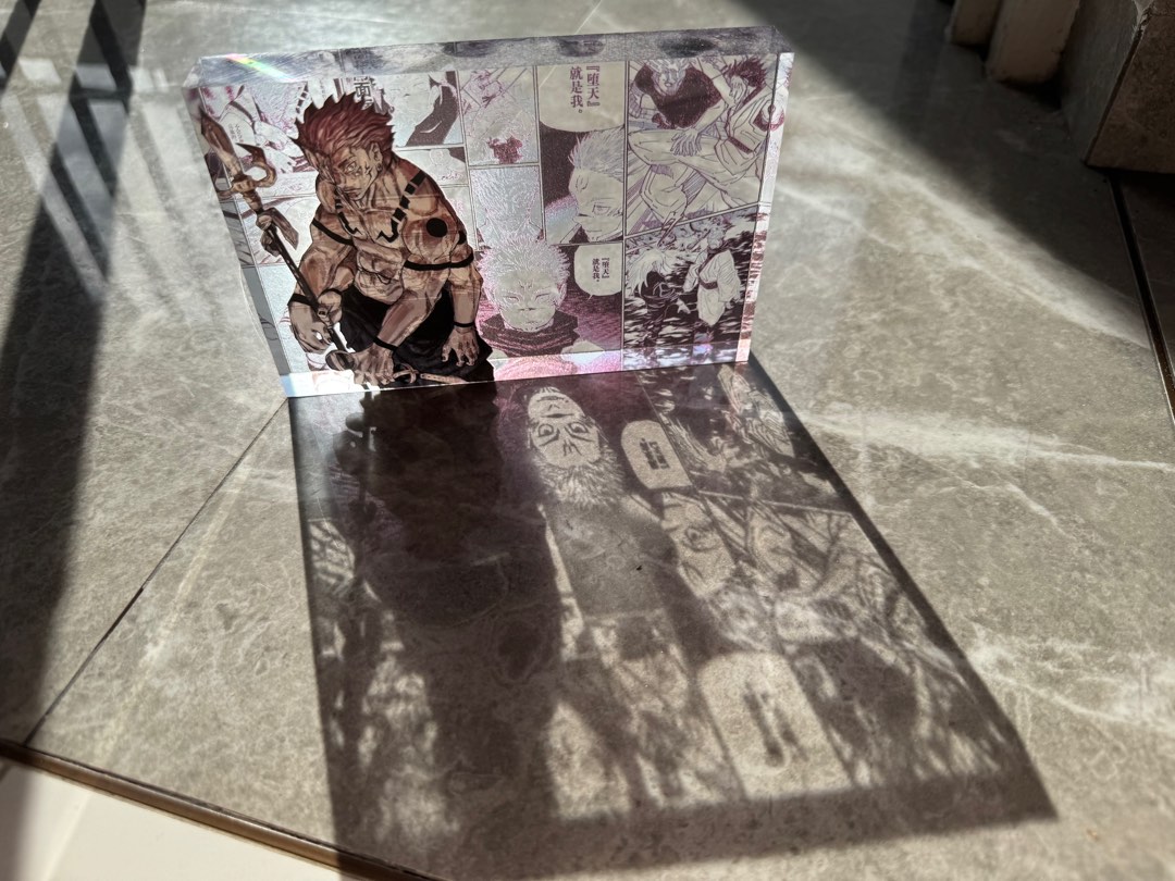 Jujutsu Kaisen Ryomen Sukuna Merch Acrylic manga panel art, Hobbies ...
