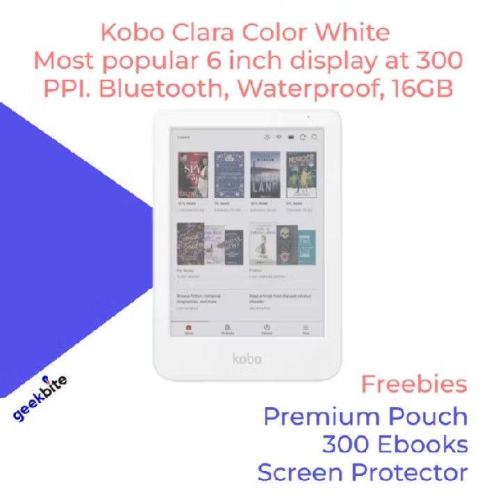 Kobo Clara Color White E-reader - 6 inch Display, Mobile Phones ...