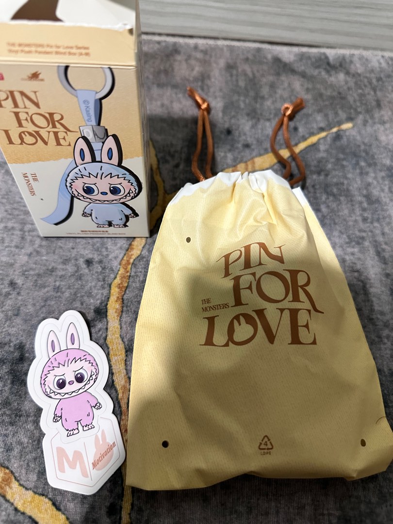 Labubu Pin For Love M, Hobbies & Toys, Toys & Games on Carousell