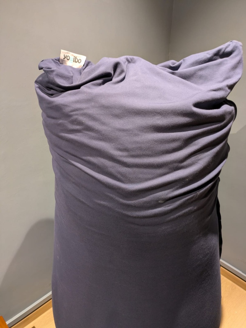 Large Navy Blue Yogibo x 2, Furniture & Home Living, Furniture, Sofas ...