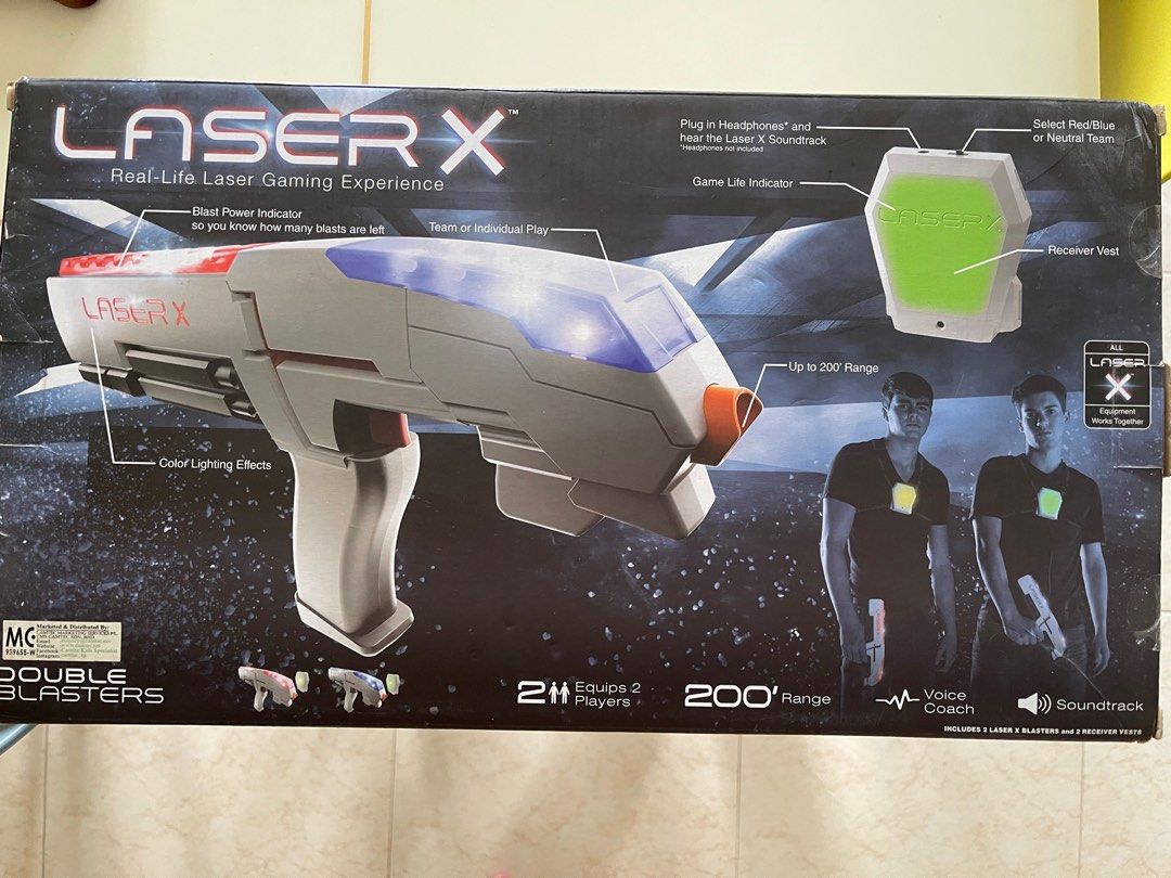 Laser X Double Blasters Laser Tag Set, Hobbies & Toys, Toys & Games on ...