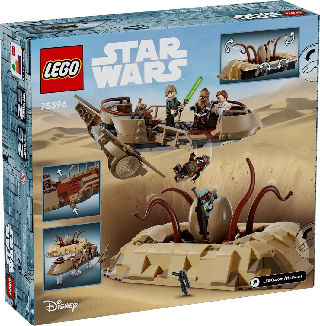 LEGO Star Wars: Desert Skiff Escape (75396), Hobbies & Toys, Toys ...