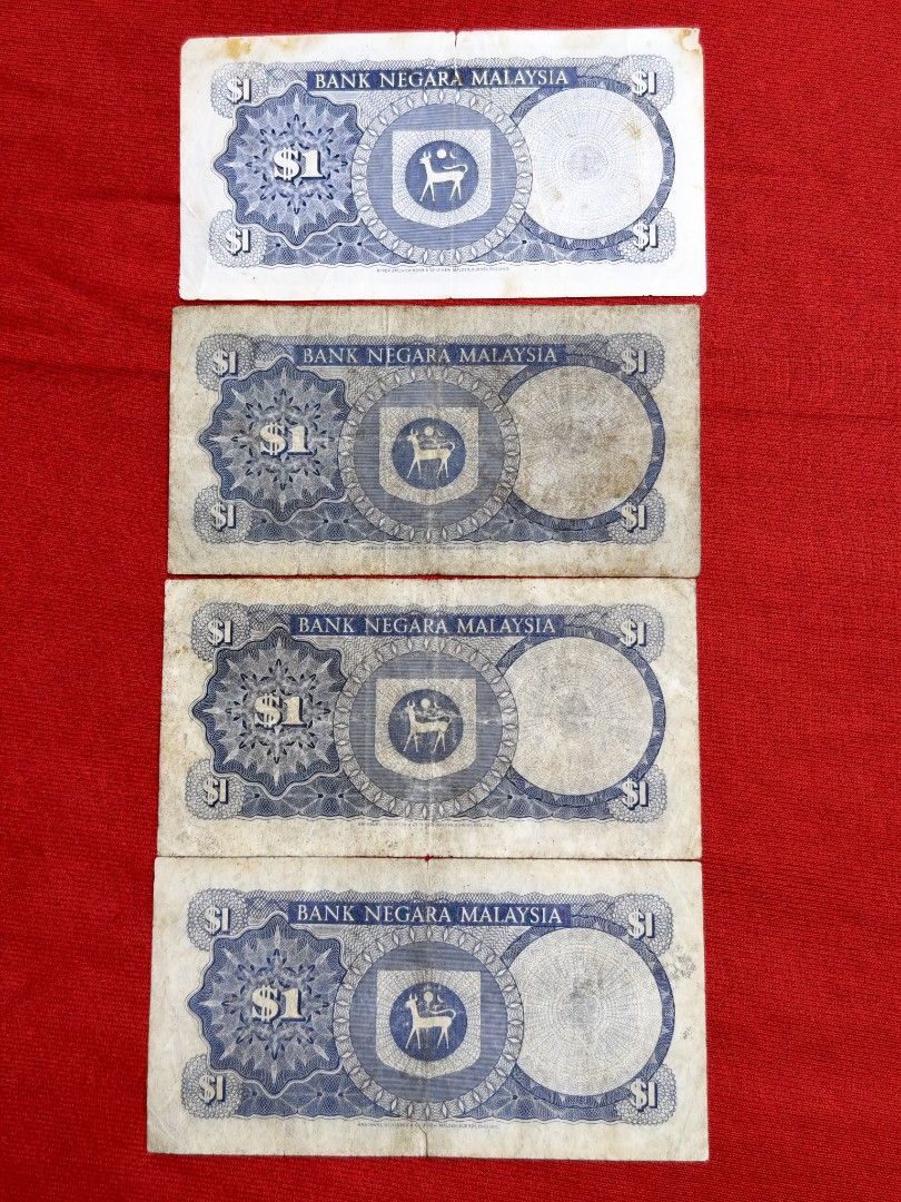 🇲🇾MALAYSIA Siri 3/4 第三第四版 Rm 1 4pcs R/N 🌟P/76 440963🌟H/42 975609🌟H/72 ...