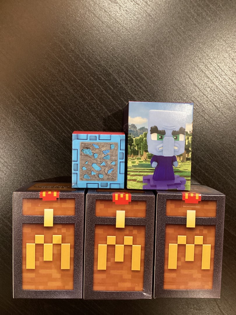 McD Minecraft Mini Collectibles, Hobbies & Toys, Toys & Games on Carousell