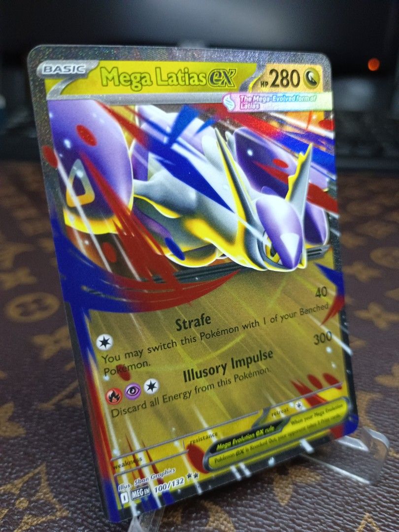 #1 Mega Latias ex - 100/132 RR (Mega Evolution Base Set) Pokemon Card ...