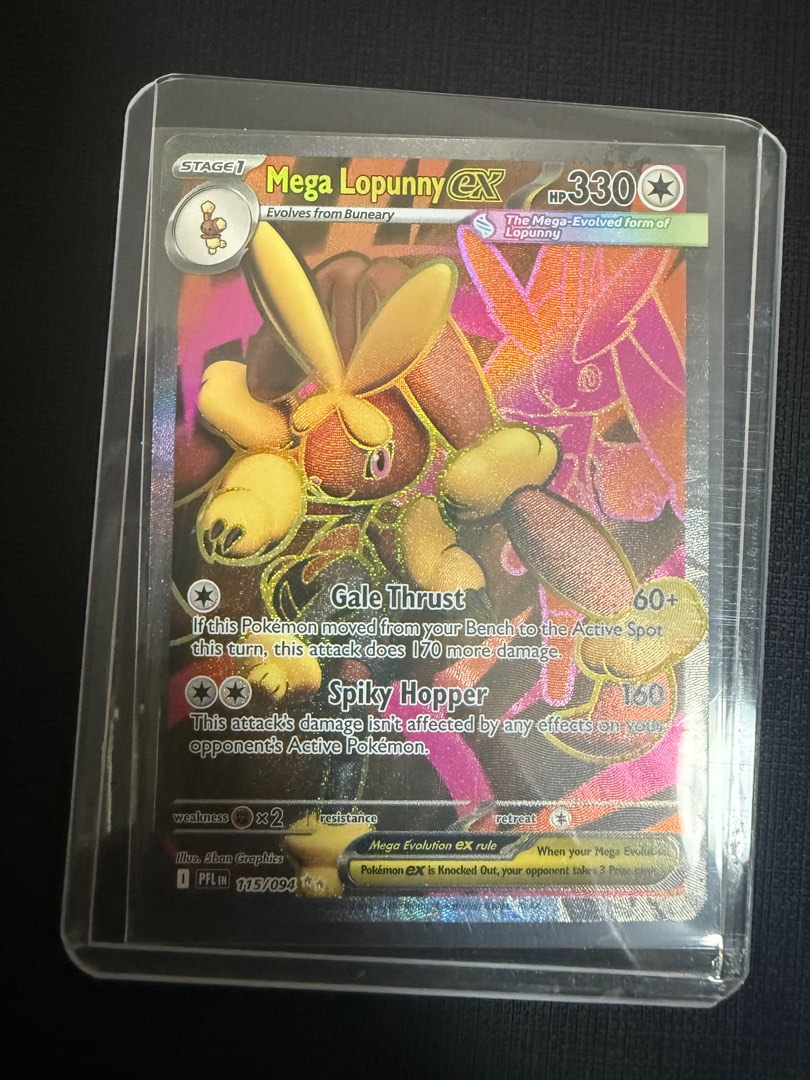Mega Lopunny EX Pokemon Card Phantasmal Flame, Hobbies & Toys, Toys ...