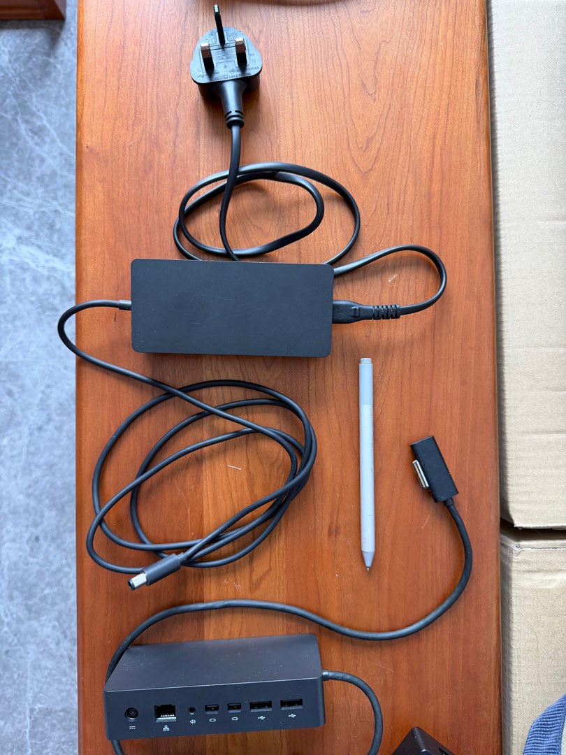 Microsoft Surface Accessories Bundle - Charger, Dock, Pen, Keyboard ...