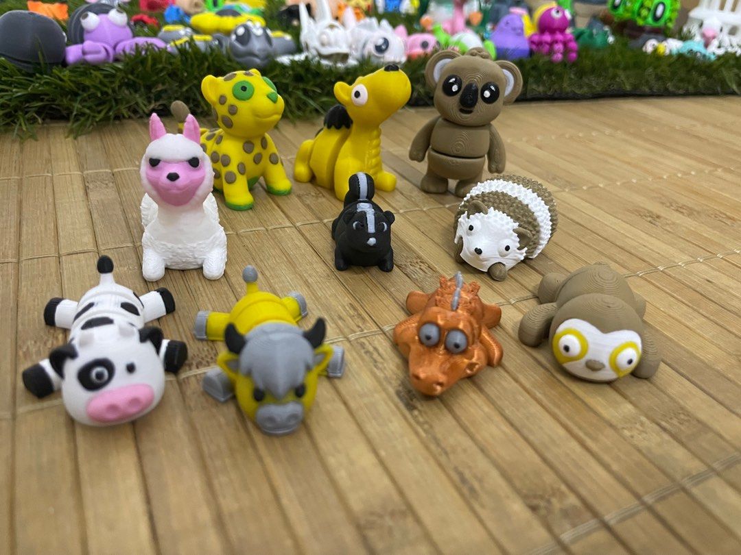 Mix animals flexi 3D printed toys, Hobbies & Toys, Toys & Games on ...