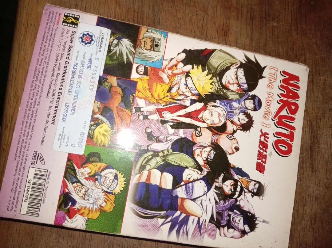 Naruto The Movie 1 DVD, Hobbies & Toys, Music & Media, CDs & DVDs on ...