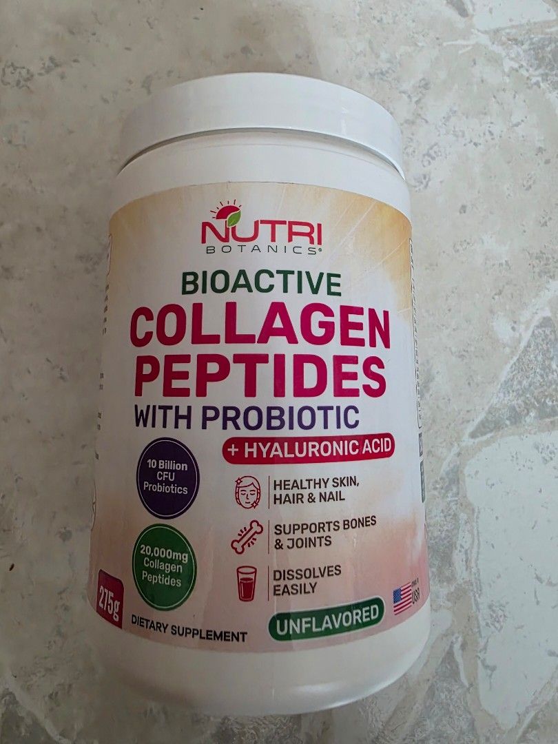 Nutri Botanics Bioactive Collagen Peptides with Probiotic, Health ...