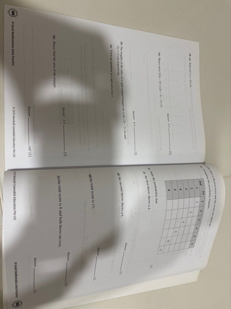 O-Level Maths Extra Practice Textbook, Hobbies & Toys, Books ...