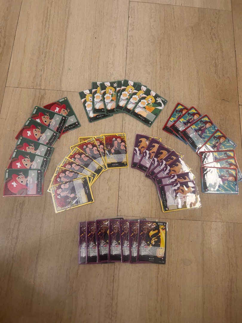 OP08 Leaders - One Piece Trading Cards, Hobbies & Toys, Toys & Games on ...